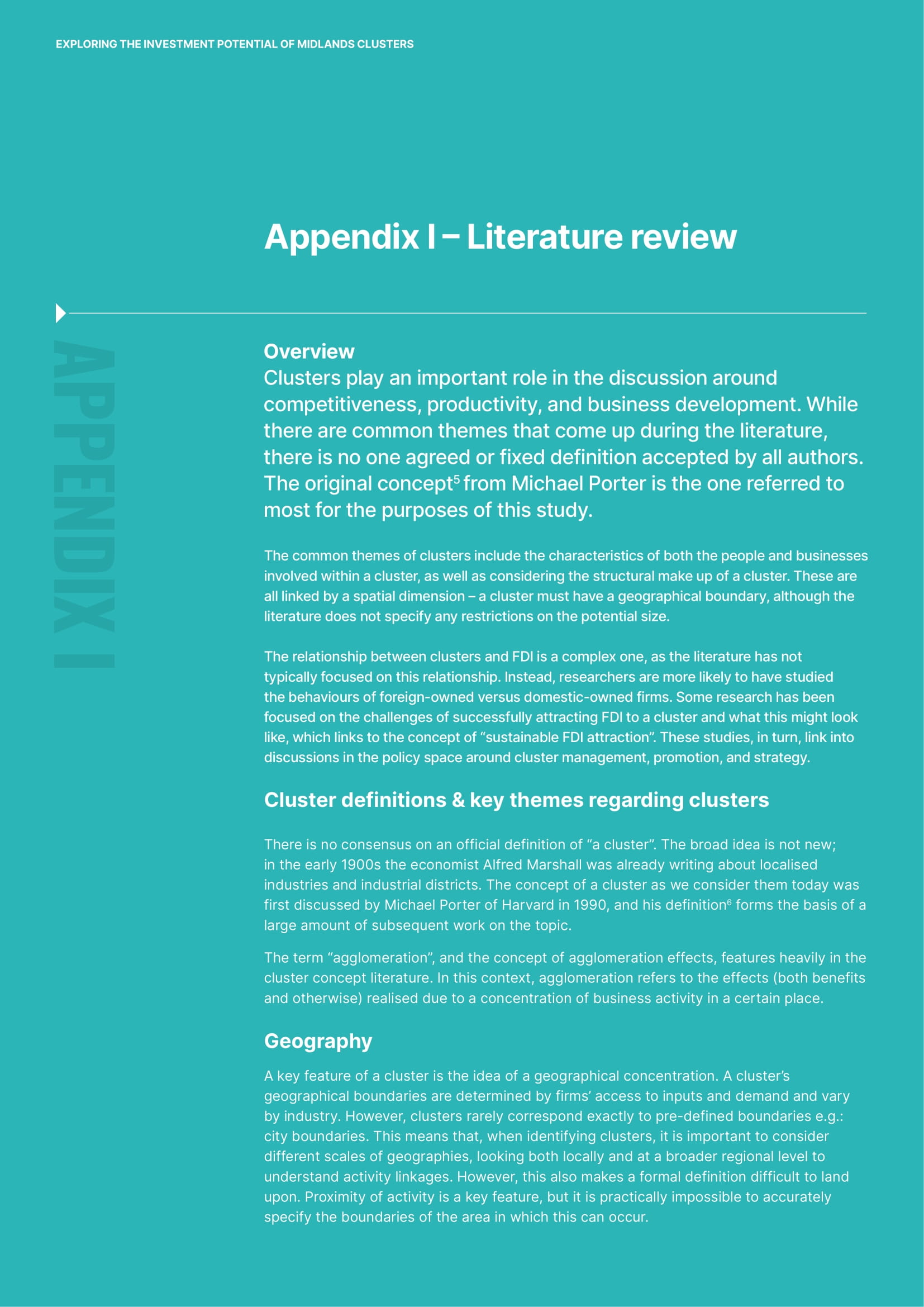 Exploring the Investment Potential of Midlands Clusters: Appendix | EIU