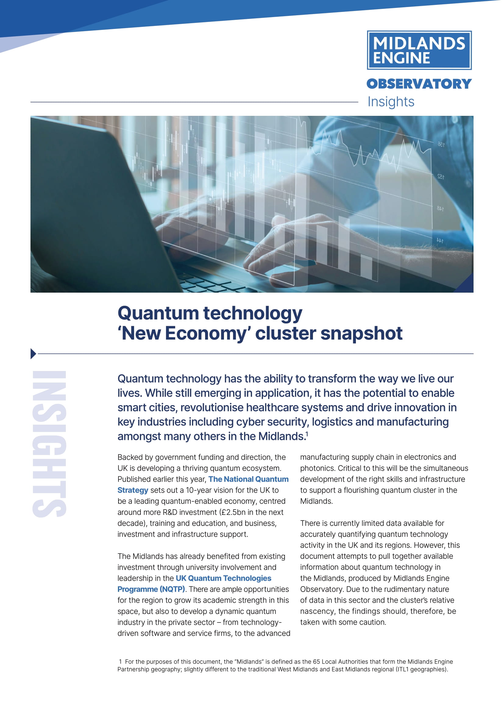 Midlands Engine 'New Economy' Cluster Snapshot: Quantum Technology | EIU